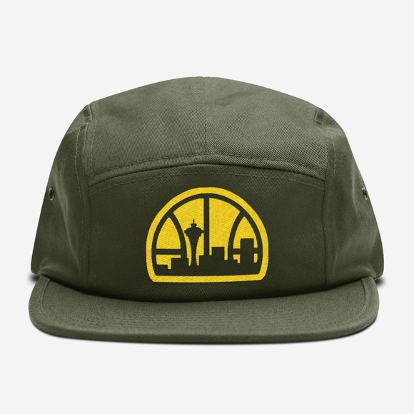 Accessories | New Seattle Supersonics Logo 5 Panel Camper Strapback Hat ...